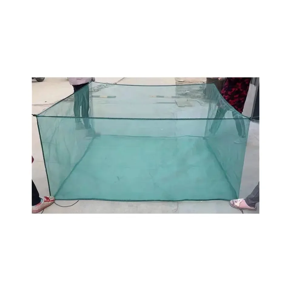 4*4*4m Fish Farming Aquaculture Tanks Fish Cage Hapa Net Cage Fishing ...