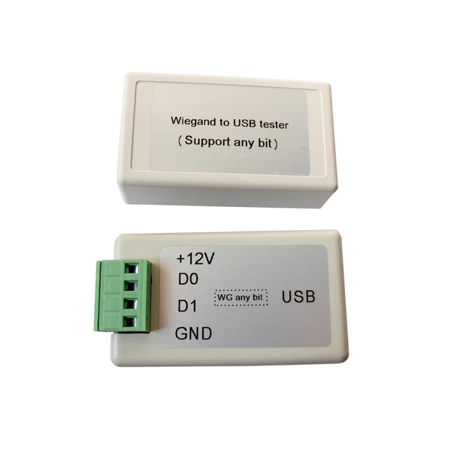 Wiegand26/34/37/48/66 Format Tester - USB Converter for Access Control