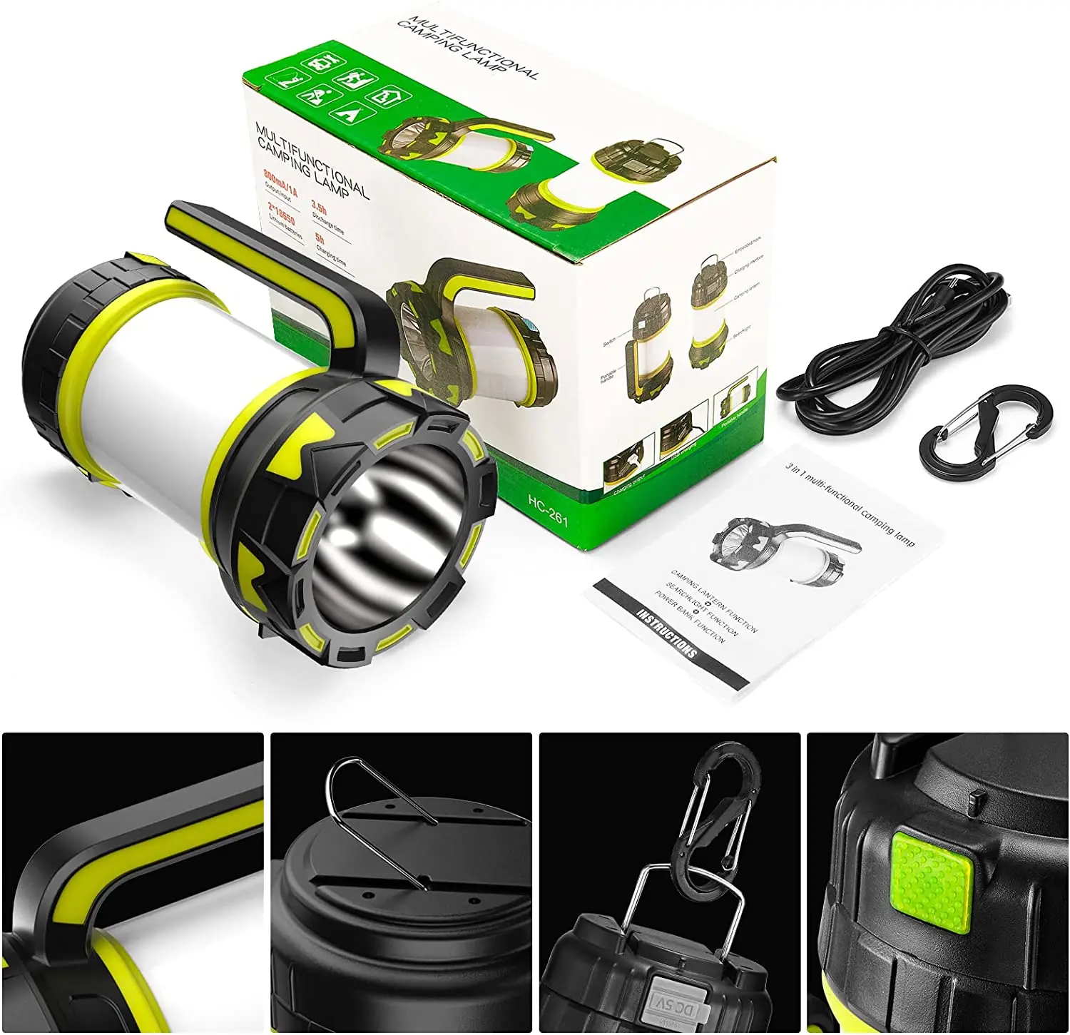 Oem Odm Led Light Lantern Energy Saving Portable Waterproof Usb Charger ...