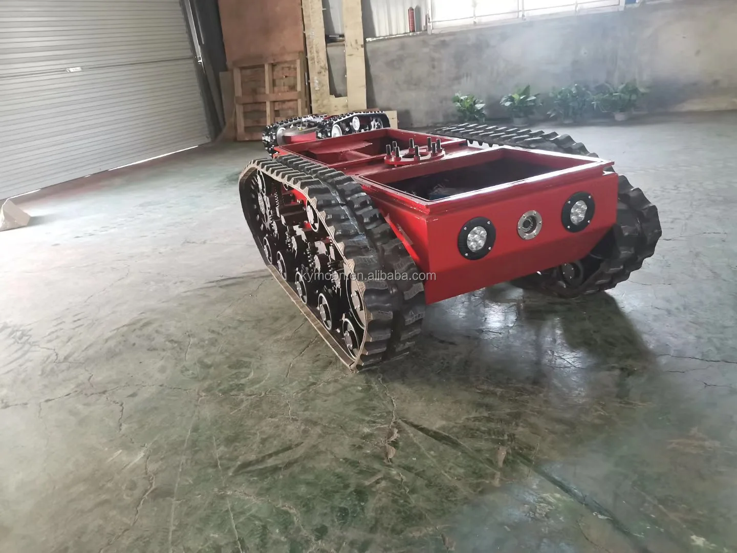 Rubber Tracked Platform/ Rubber Crawler Platform Robot Rubber Track ...