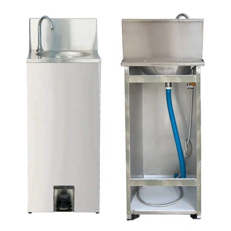 Stainless Steel Foot Pedal Sink Foot Hand Washing Sink - Buy Foot Pedal ...