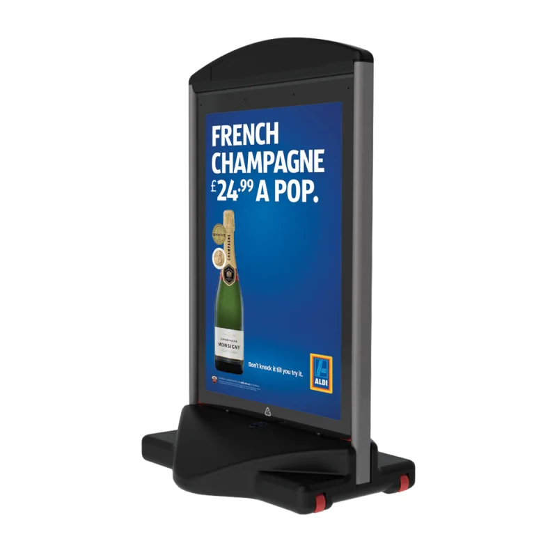 Simple Sturdy Portable Folding Swing Sign Display Stand