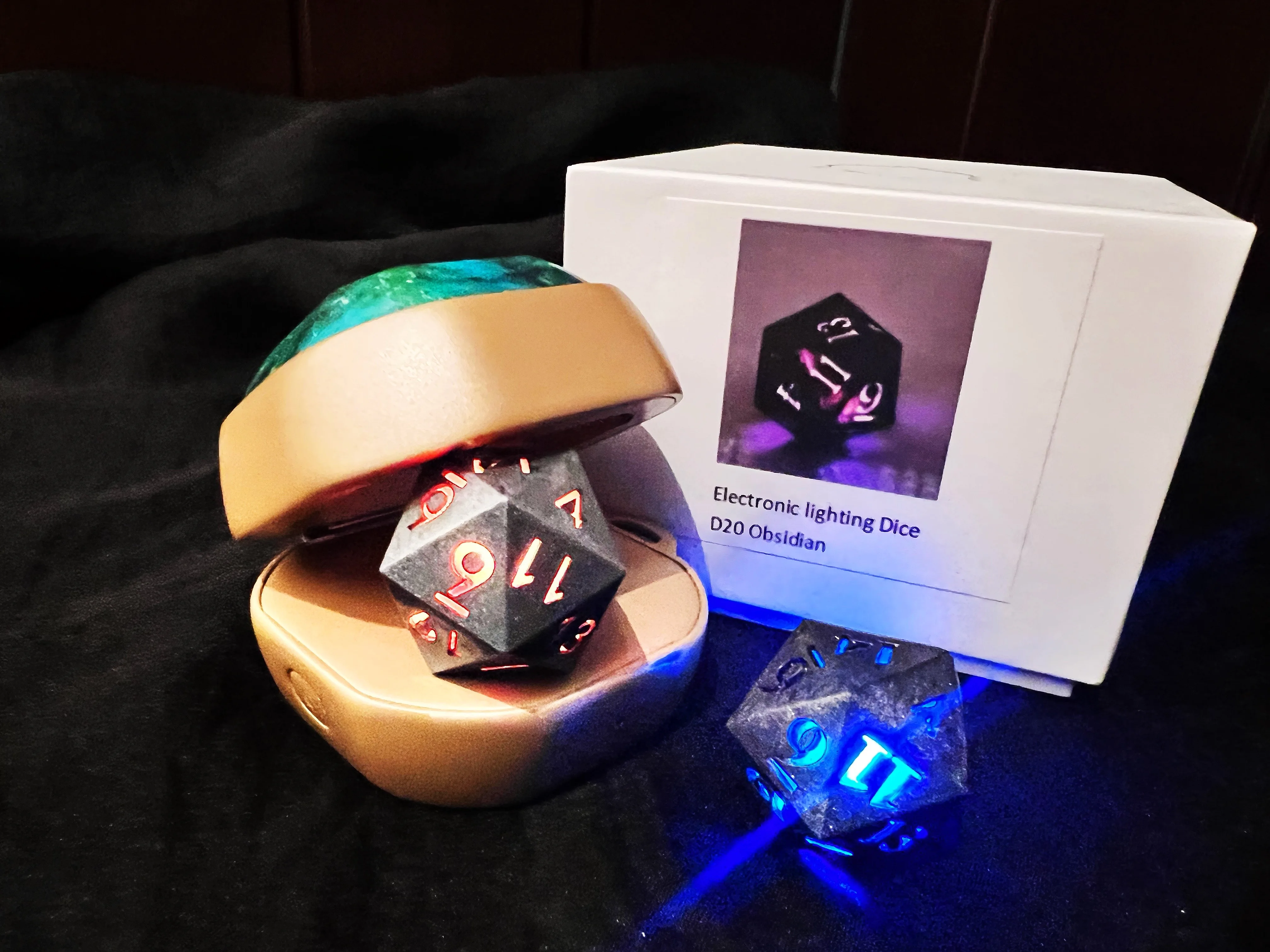 Factory Led Dice Electronic Dice Pixels 20 Sided Dice Manufacturing ...