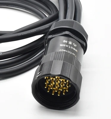 Split Cable 15A 6 Circuit Breakout - Edison Plug to Socapex