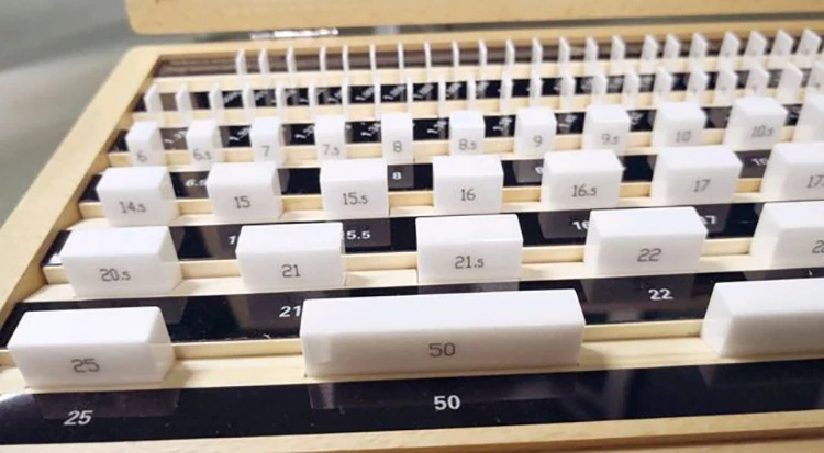 Ceramic Gauge Block Set Micrometer Check Set Grade K 0 1 Metric 11 ...