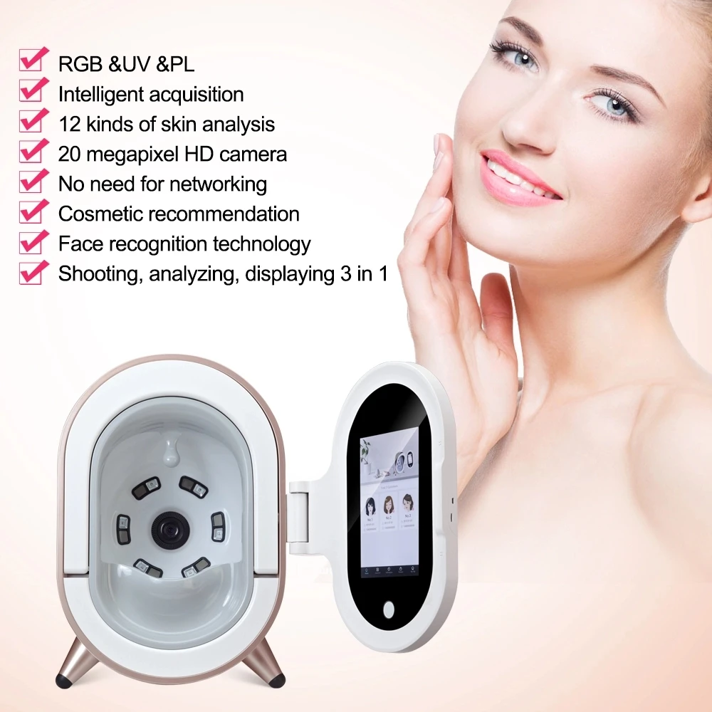 Professional 3d Facial Skin Analyzer 2020 Smart 9m Magic Skin Analyzer ...