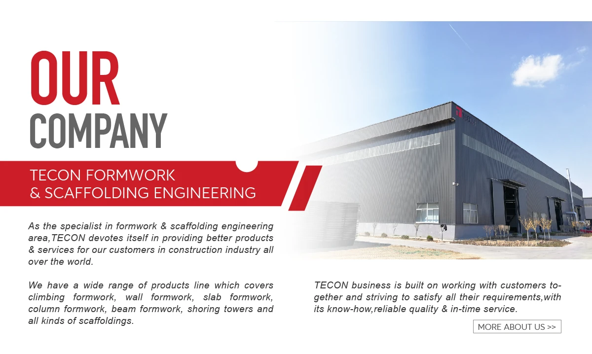 Suzhou TECON Construction Technology Co., Ltd. - Formwork, Scaffolding