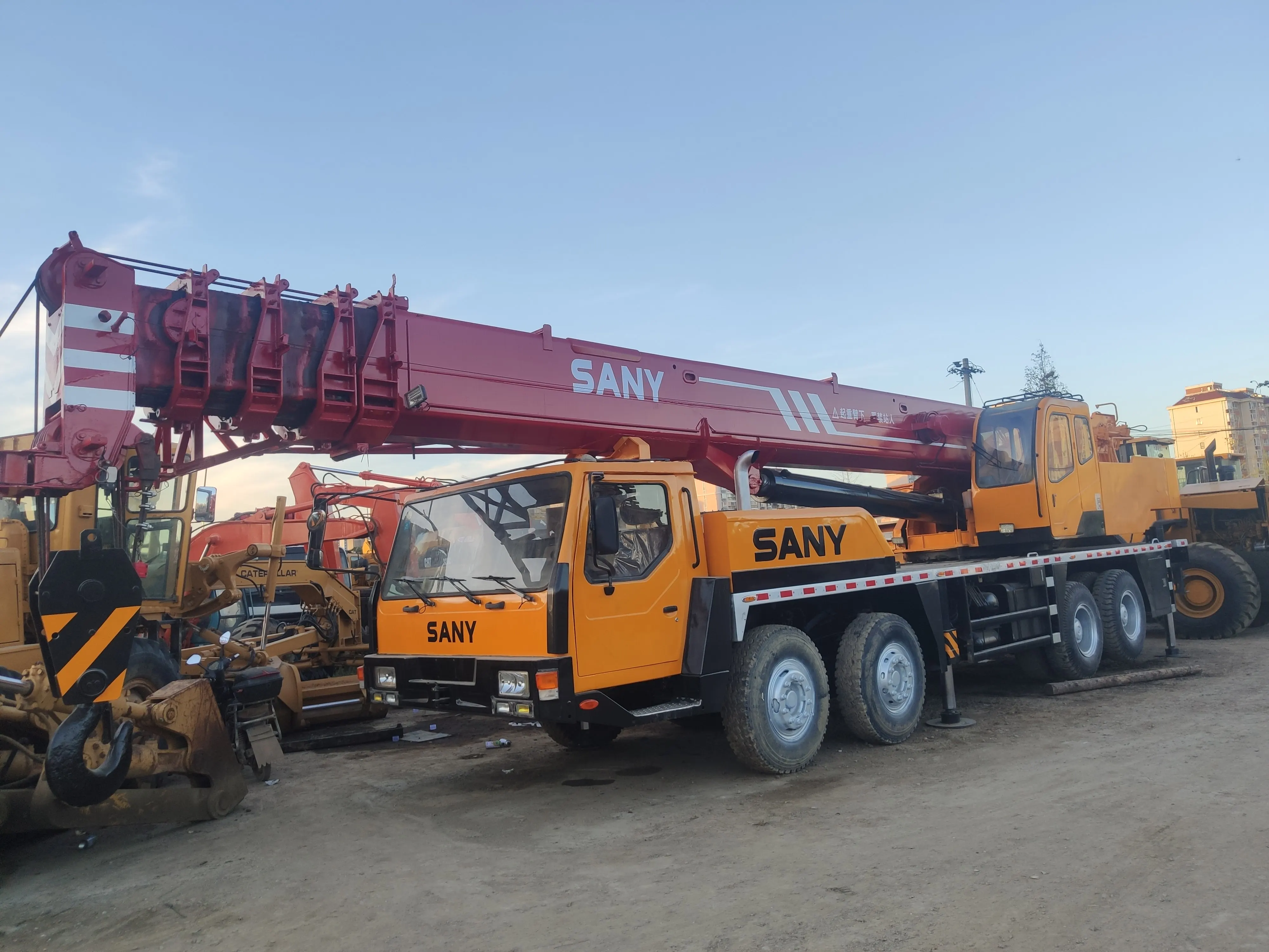 Sany Qy50 Camion Grue 50 Tonnes - Buy 50t Machine De Levage Sany Grue ...