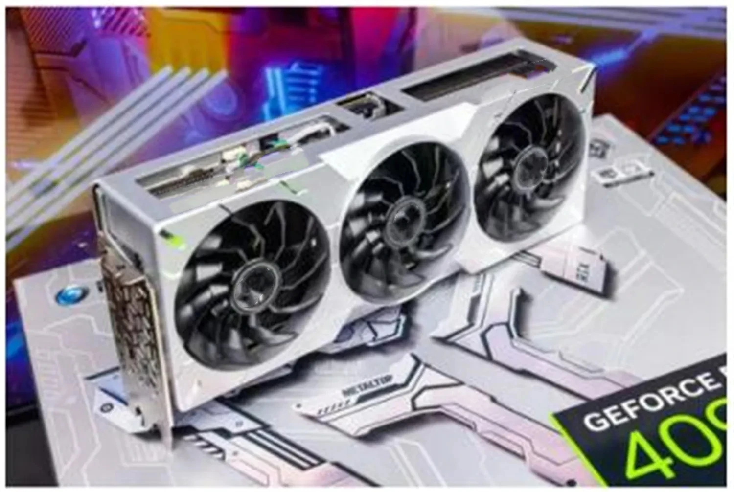 Geforce Rtx 4090 Graphics Card Geforce Rtx 4090 16g Star Pole Dazzling Light Chasing Wind ...