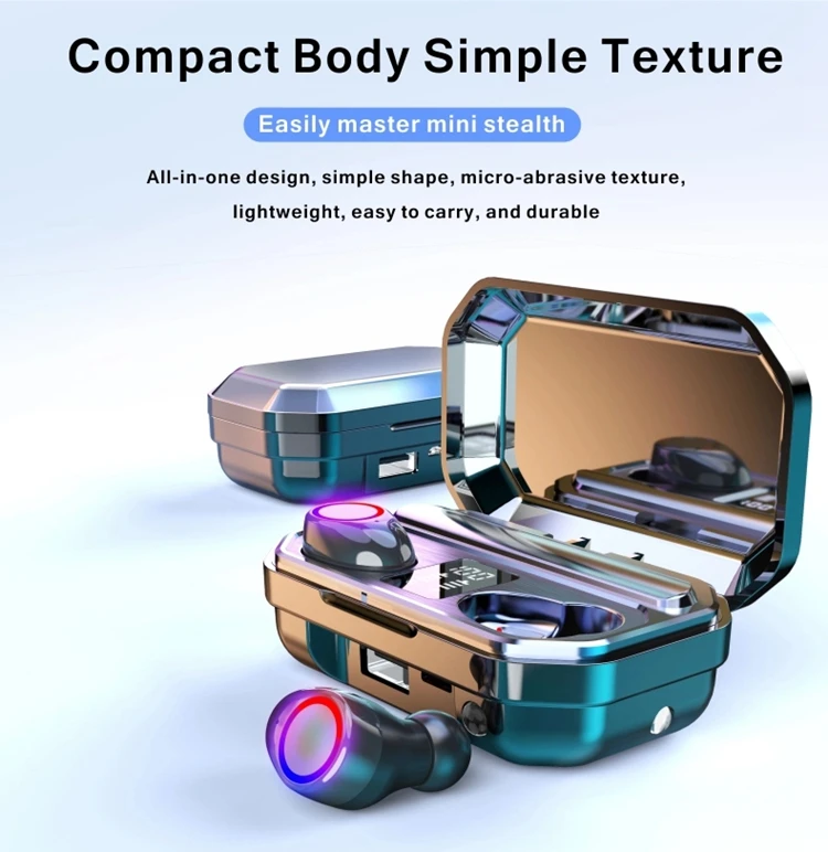 M12 Tws Waterproof Sport Wireless Earbuds Auriculares Audifono Con Bt ...