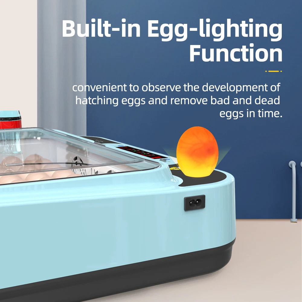 Magicfly Digital Mini Fully Automatic Egg Incubator 24-64 Eggs Poultry ...