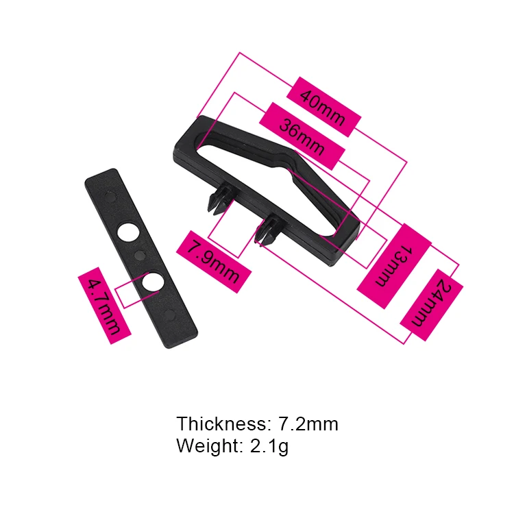 Plastic Display Euro Hole Hanging Hooks Plastic Hang Tabs Hook For Box ...