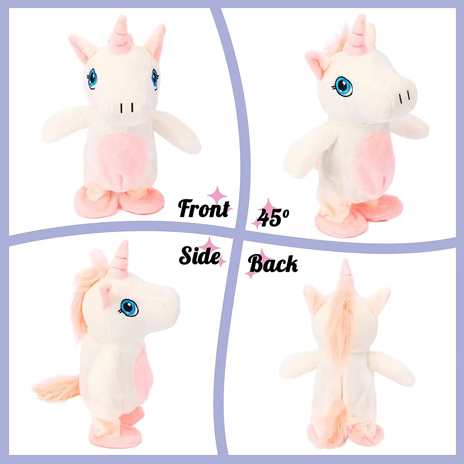 Talking Unicorn Repeats What You Say Walking Electric Interactive ...