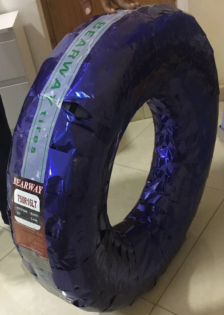 BEARWAY 7.50R16 LT Sand Grip Tires - 8PR Solid Tire for Desert ...