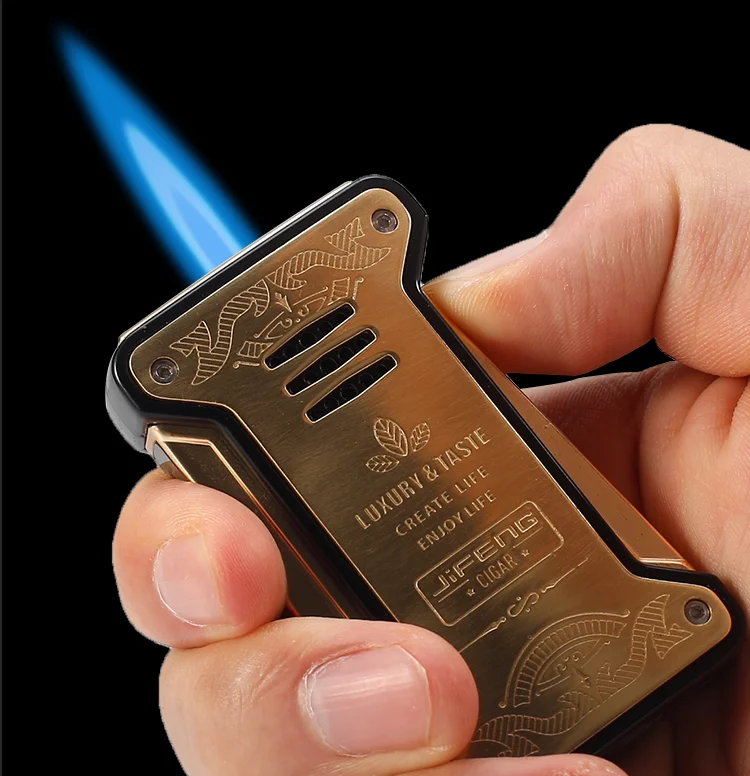 Jifeng 092 Gold Gray Color Copper Metal Cigar Torch Flame Gas Refillable Lighter Buy Cigar jifeng-092-gold-gray-color-copper-metal-cigar-torch-flame-gas-refillable-lighter-buy-cigar