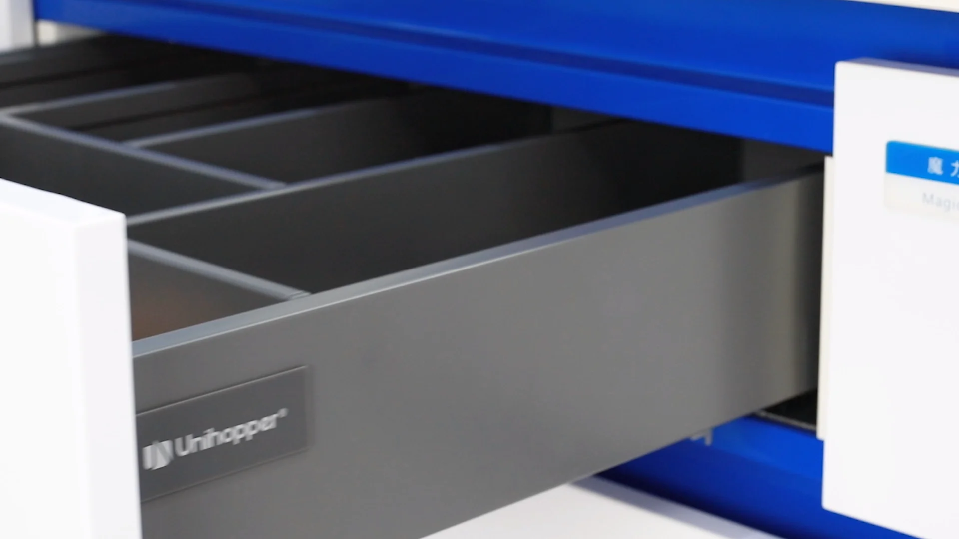 Unihopper H120 Kitchen Drawer System Push To Open Tandem Box Runner ...