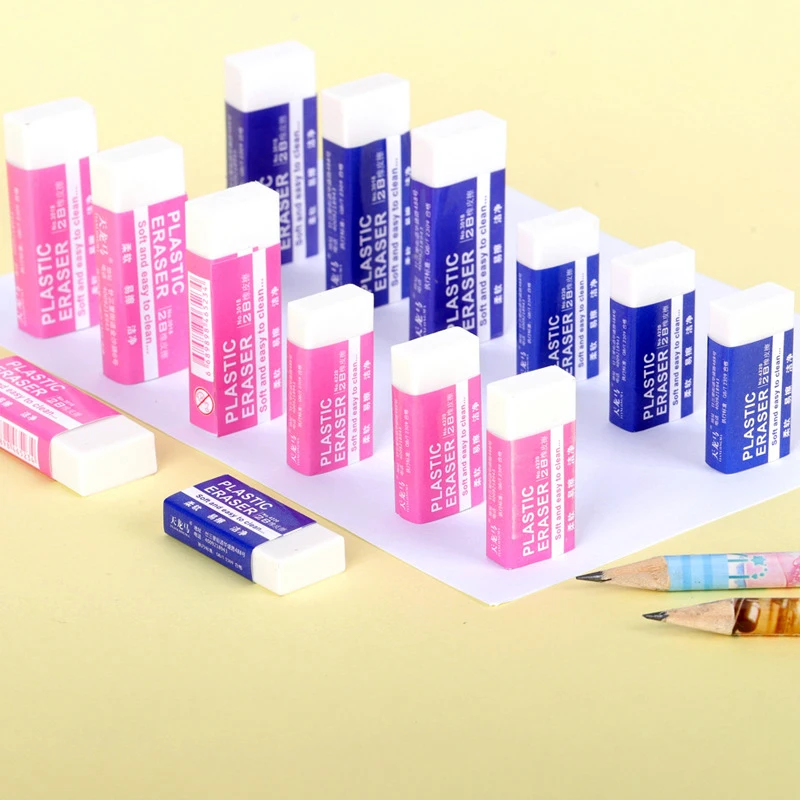 School Kids Rubber Children's Pencil Drawing Eraser With School ...