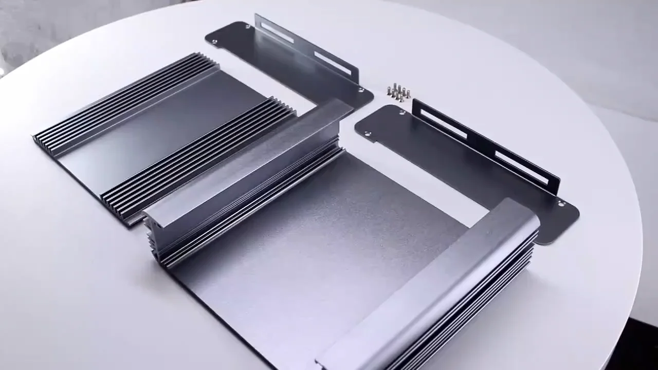 Split Power Supply Box Electronic Enclosure Customized Industrial ...