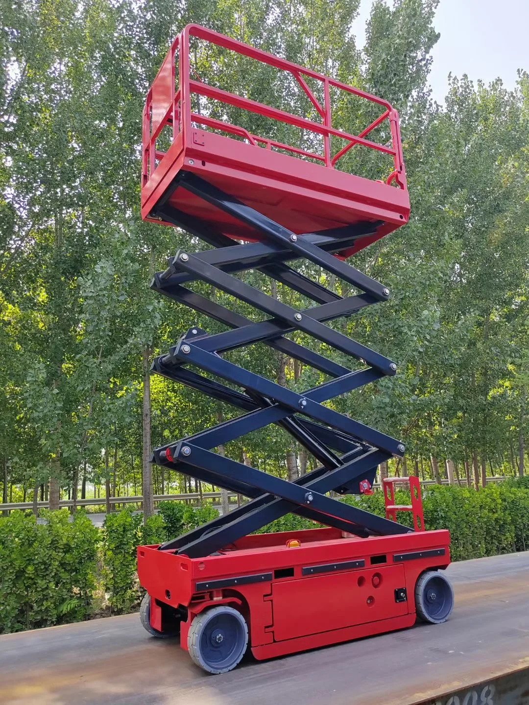 Portable Scissor Lift Elevator Movable Hydraulic Aerial Lifting ...