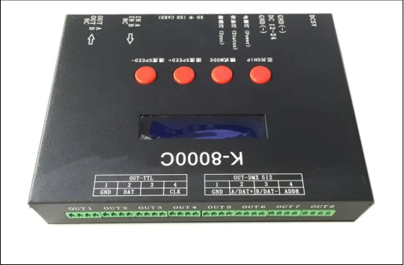 Programmable RGB LED Strip Led Module Led Pixel Light K-8000C SD Card ...