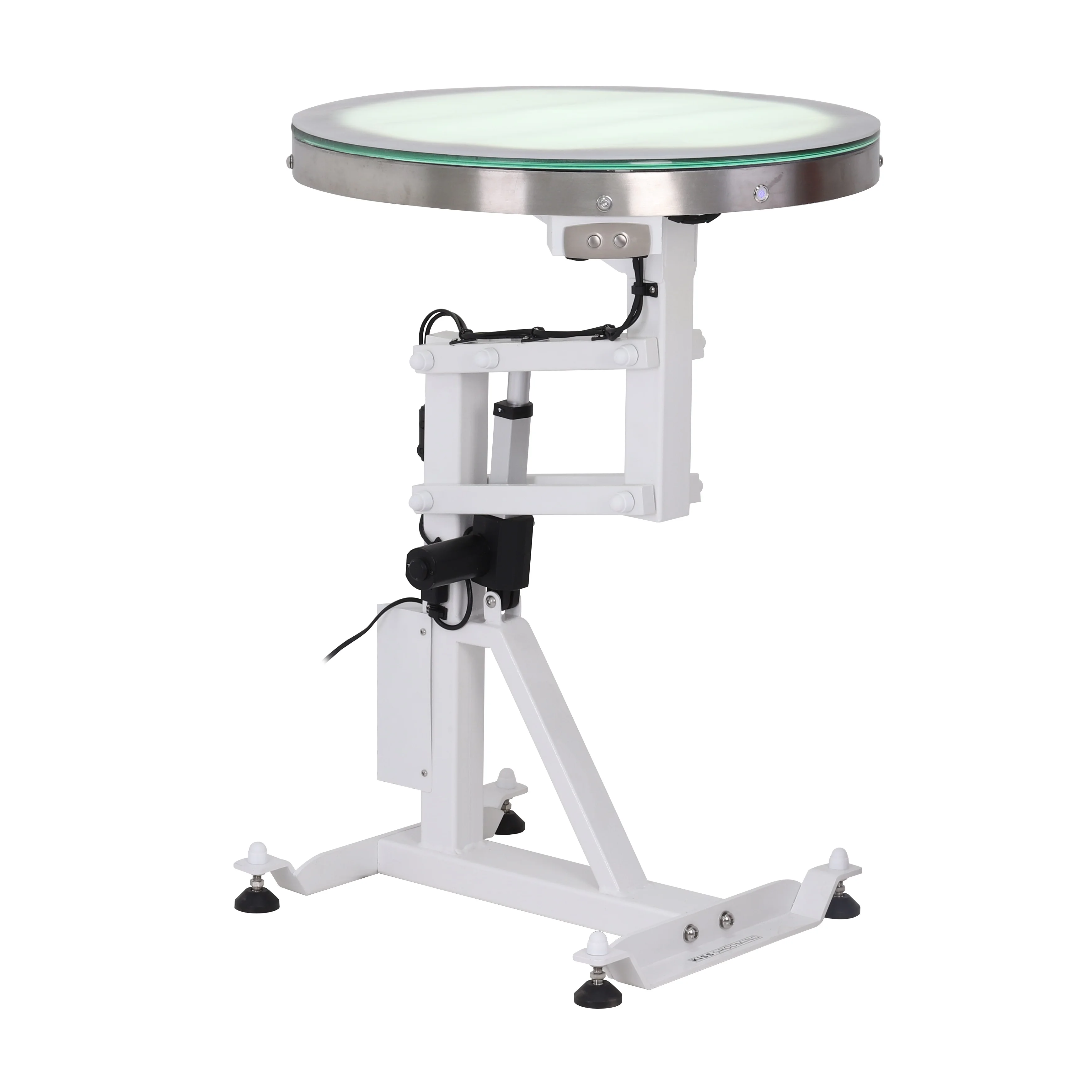 Ft-838e-led Aeolus Electrical Round Lighting Table Pet Grooming Table ...