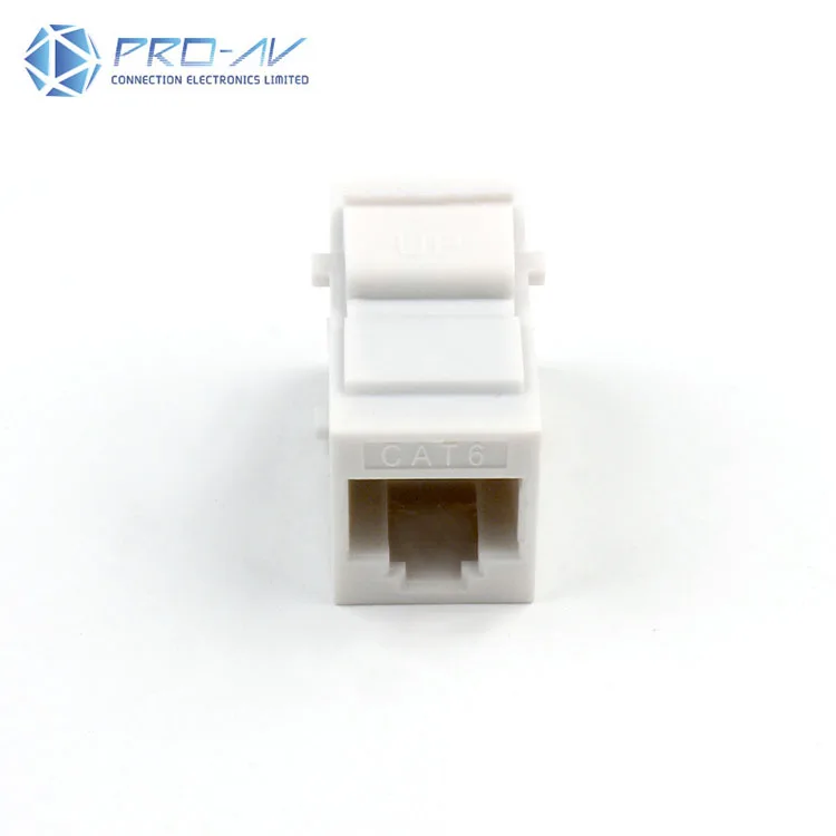 Ce Rohs In-line Coupler Snap In Type Feed-thru Connector Utp Rj45 ...