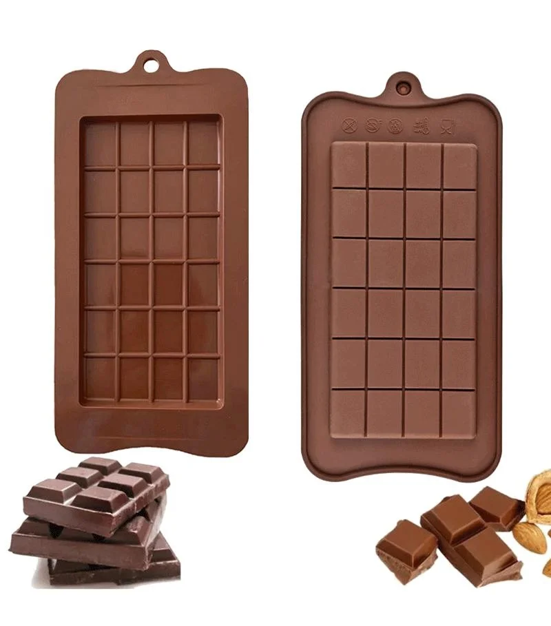 Heat Resistant 24 Cavity Silicone Chocolate Molds Ideal for Making ...