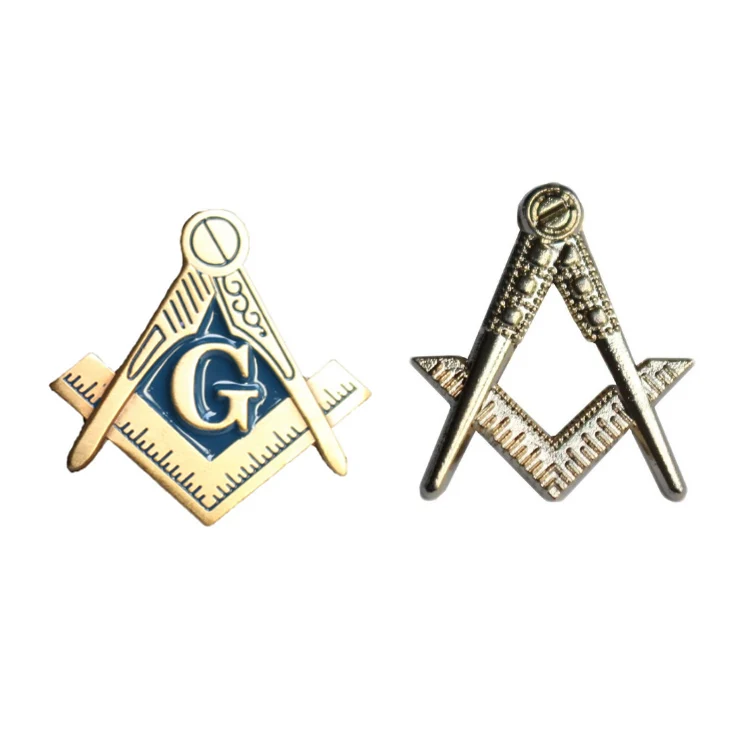 Custom Masonic Freemason Mason Lapel Pin Badges Masonic Badges - Buy ...