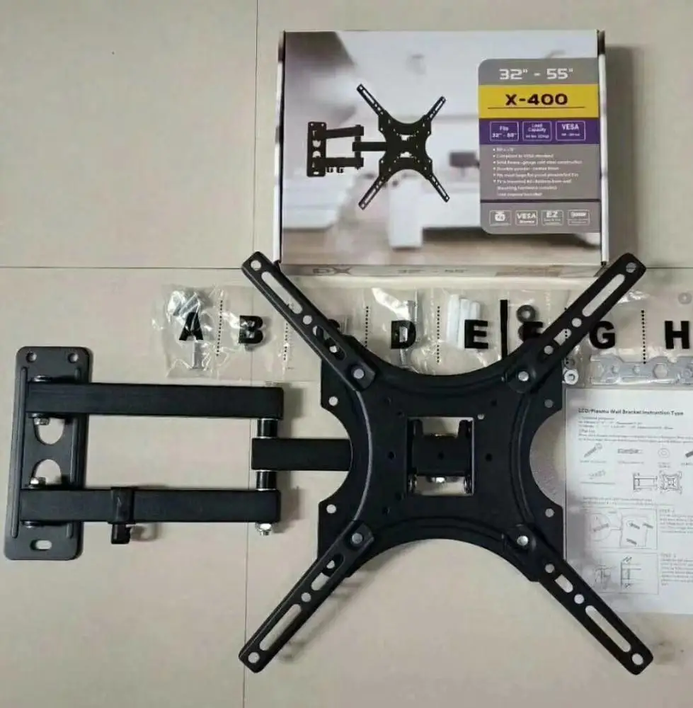 Fixed Slim Bracket Tv Wall Mount Crt Tv Bracket For Flat Screen Led Lcd ...