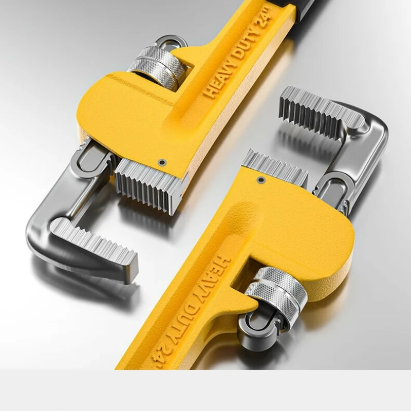Industrial-Grade Small Pipe Tongs Wrench Carbon Steel Universal Metric ...