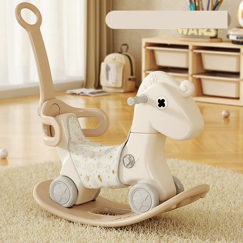 4 In 1 Rocking Horse Balance Bike Ride Toy For Toddler 1-3 Baby Rocking ...