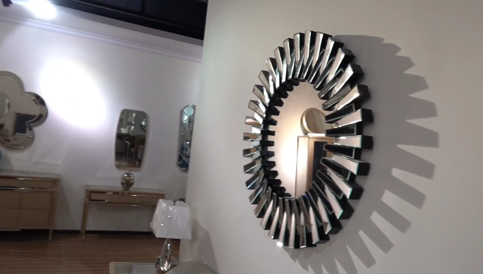 Hot Sale Modern Design Starburst Artistic Decorative Wall Mirror Wall ...