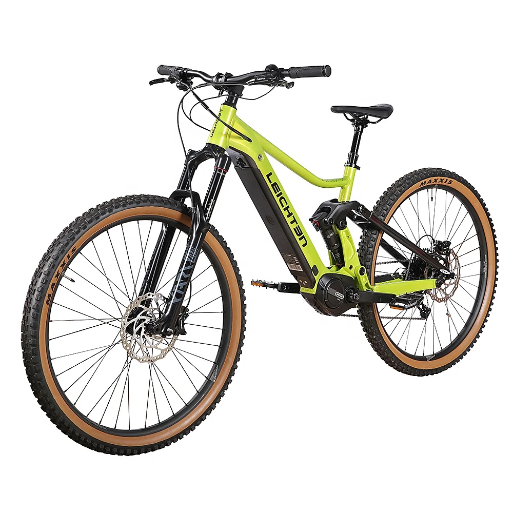 500w 27.5 Inch Electric Mountain Bike Mid Drive Electric Bicycle With ...