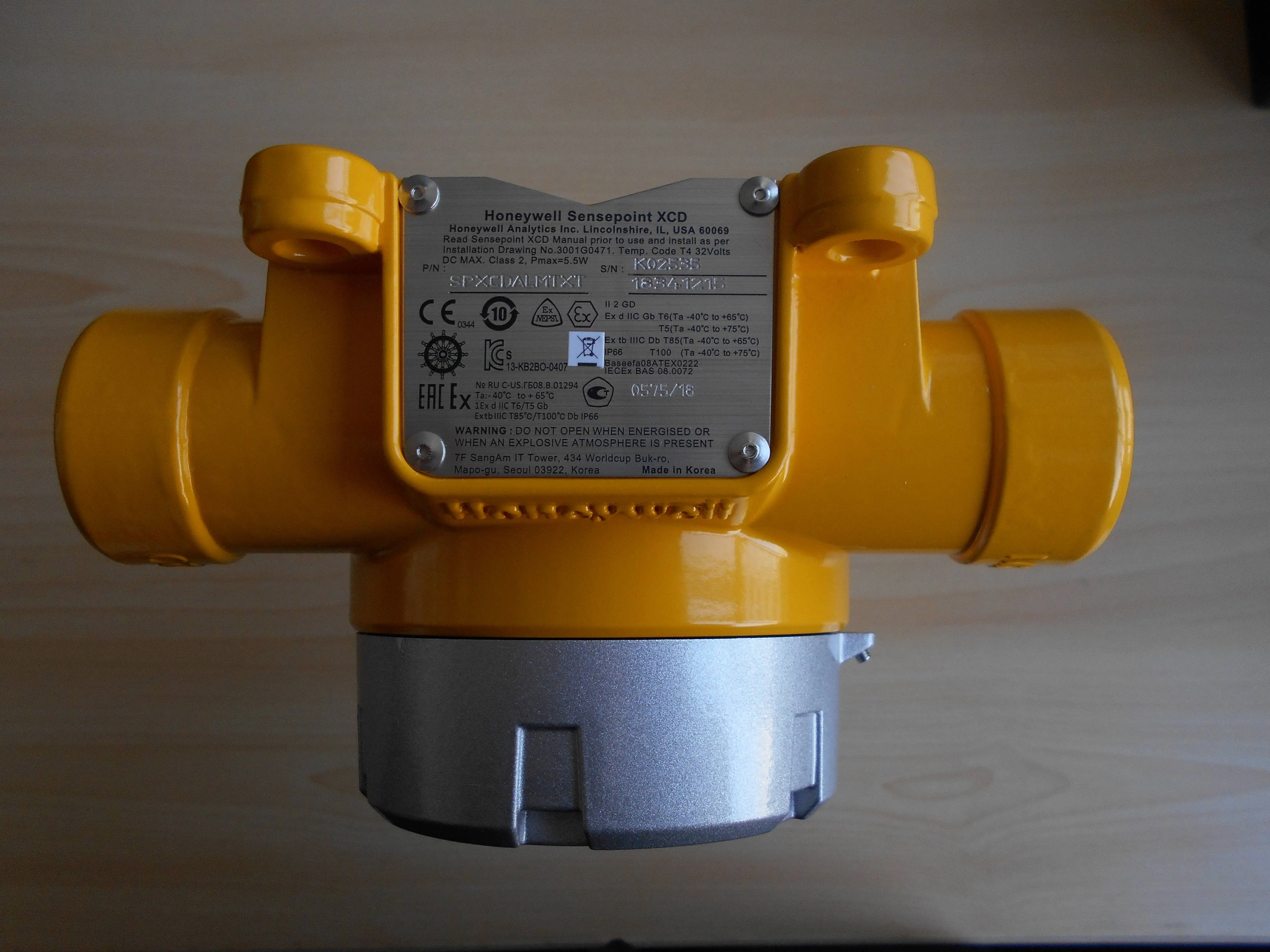 Honeywell Sensepoint XCD Gas Detectors - Reliable H2S Monitoring