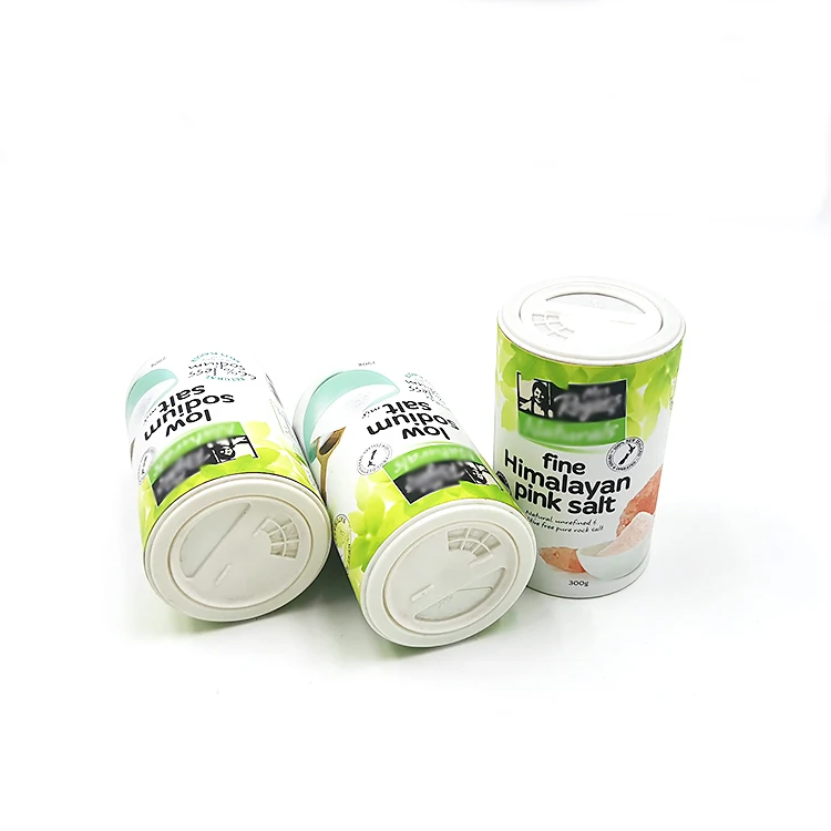 Cardboard High Barrier Packaging Bath Salt Container Paper Tube Cans ...