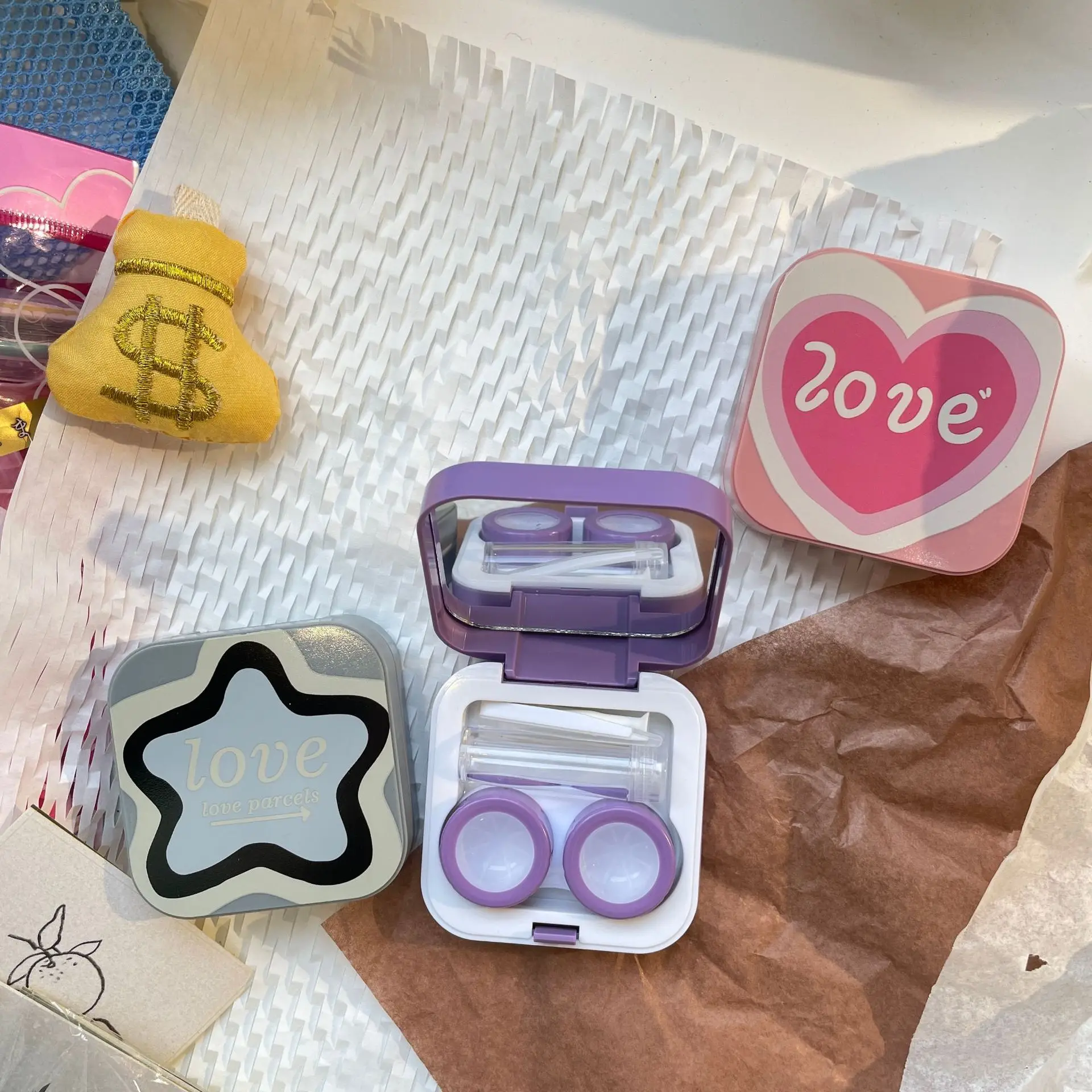 Mu Cute Beauty Eye Box Cartoon Contact Lens Case - Buy Mu Cute Beauty ...