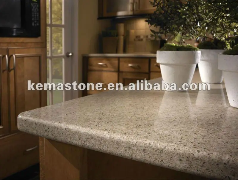 Wholesale Prefab Man Made Stone Granite Kitchen Countertops