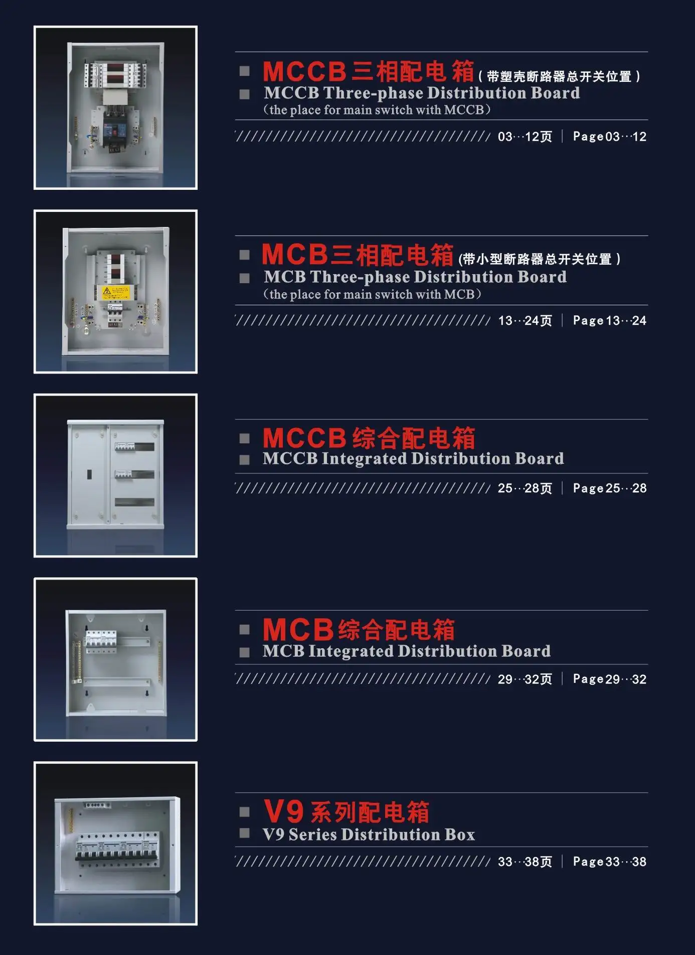 MCCB Three-Phase Distribution Board - Reliable & Durable