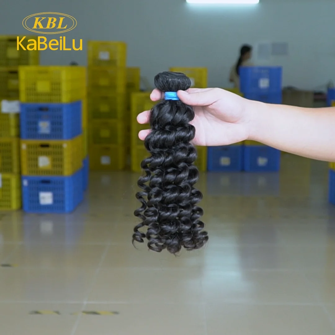 Kbl Peruvian Deep Wave She's Happy Hair,12a Unprocessed Raw Peruvian ...