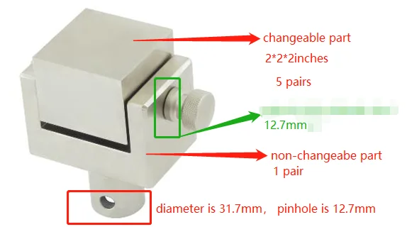 ZONHOW ASTM C297 Flatwise Tensile Strength Fixture - 2 Inches
