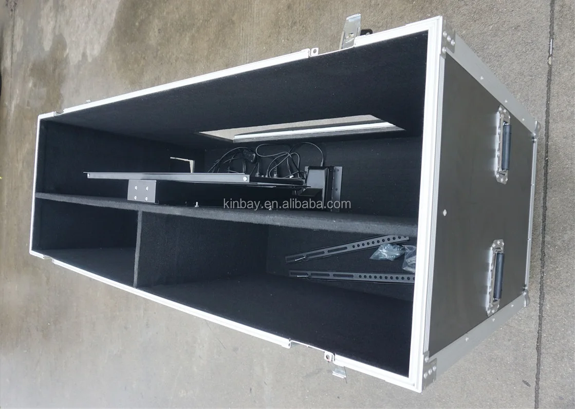 Motorized TV Mount - LCD TV Lift Flight Case by Kinbay