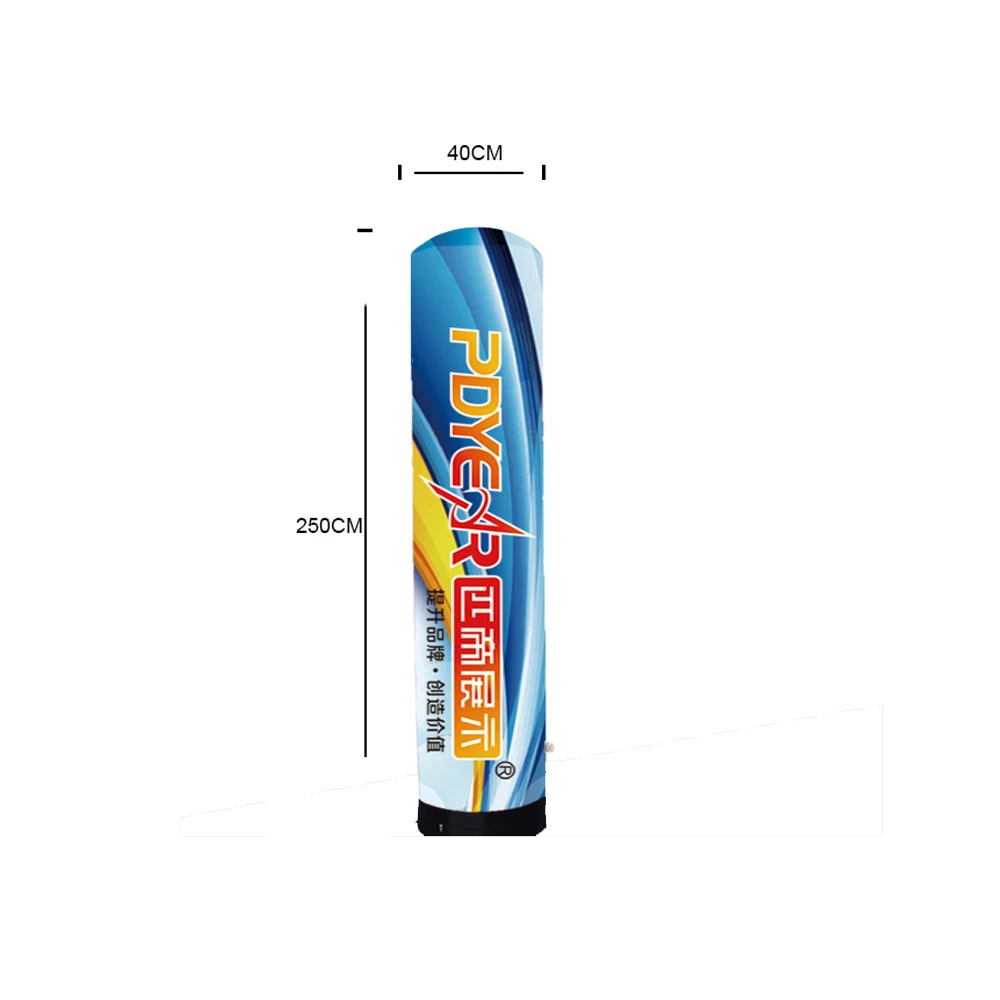 Customized Advertising Led Light Inflatable Pillar , Inflatable Column ...