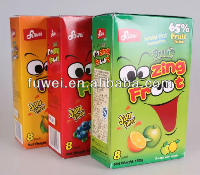 65% fruit zing jam centre filled gummy jelly, View gummy jelly, Fuwei ...