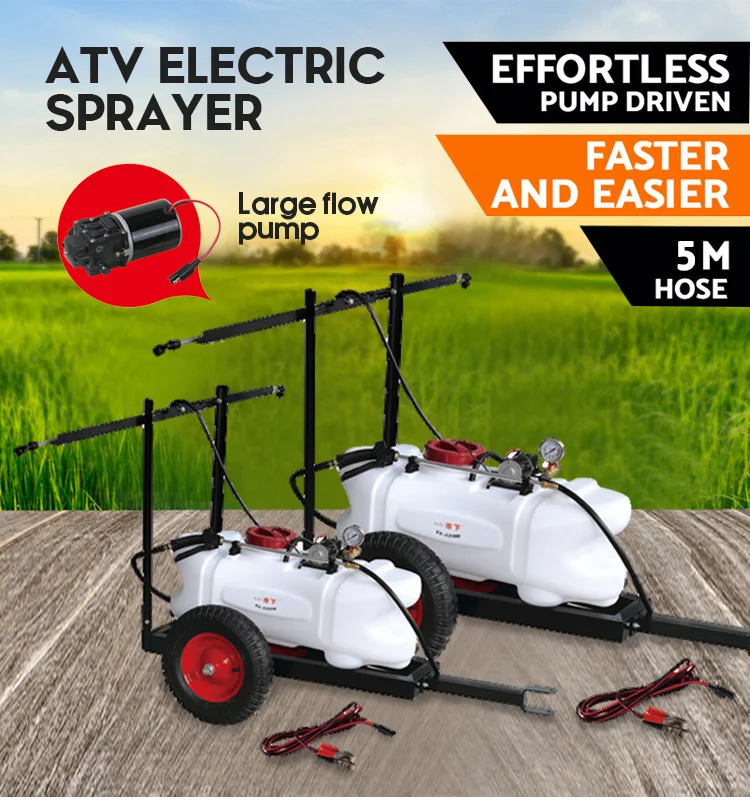 Seesa 60/100L Electric Diaphragm Pump ATV Sprayer - All-Season Convenience