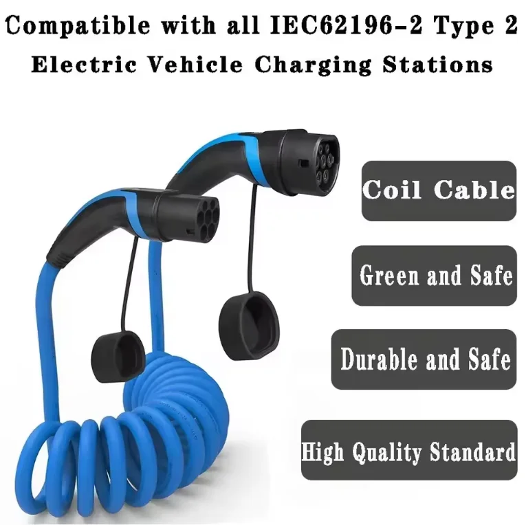 Tary Ev Charging Extension Cable Type2 To Type 2 Three Phase 11kw 22kw ...