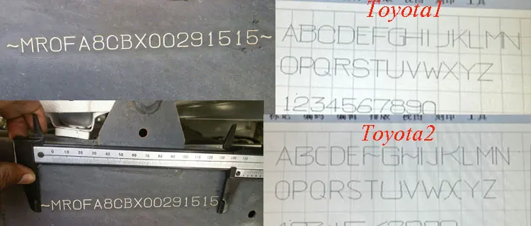 Zixu Portable Vehicle Chassis Number Engraving Machine Dot Peen Marking ...