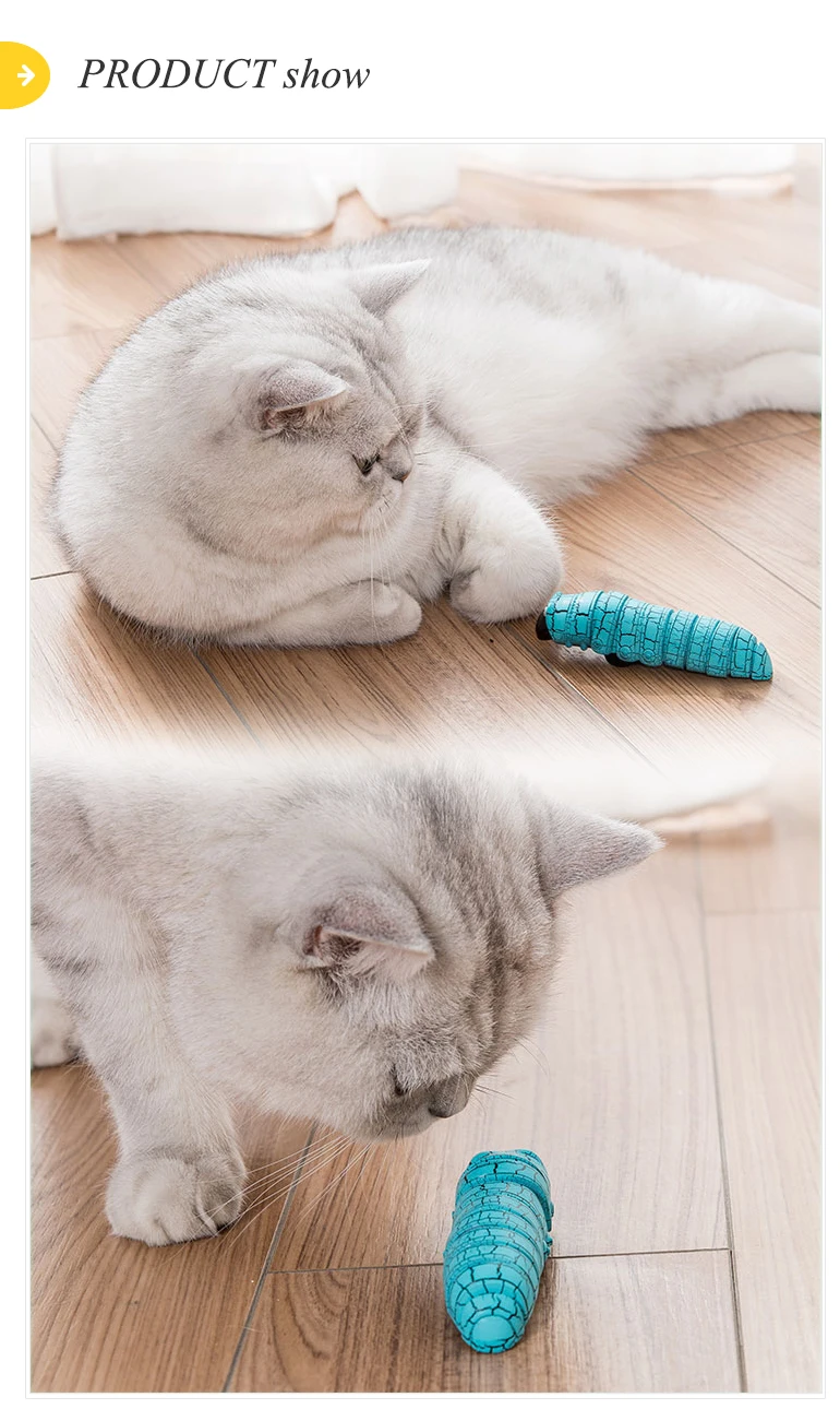 Crawling Insect Worm Rc Caterpillar Toy For Pet Remote Control Animal ...