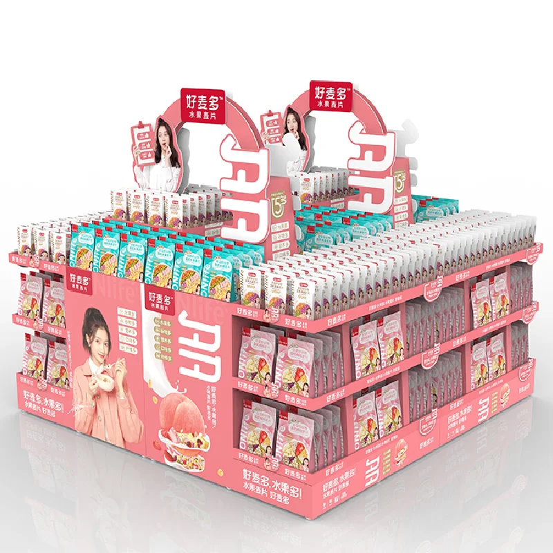 Custom Supermarket Full Recyclable Corrugated Cardboard Pallet Displays ...