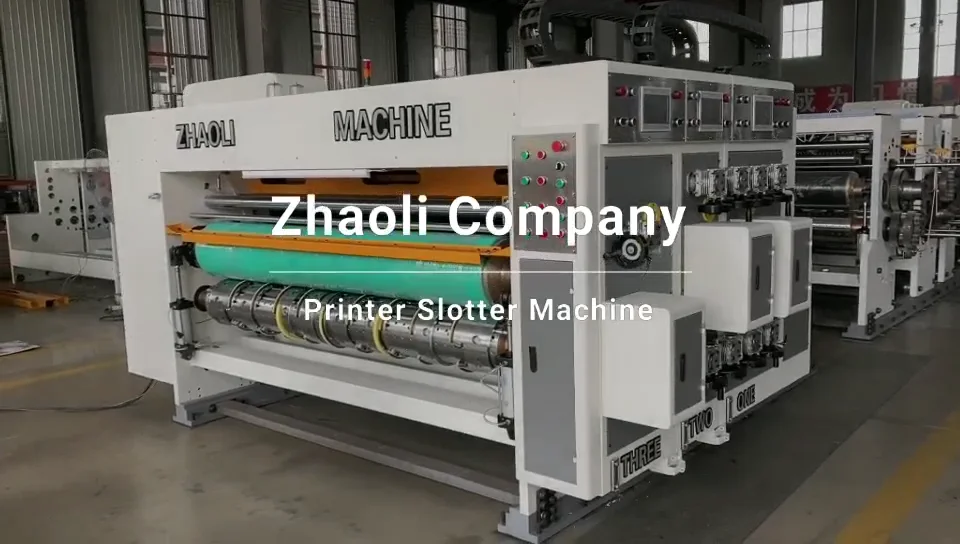 Zl-270 Automatic Pizza Box Flexo Printing Slotting Machine For ...