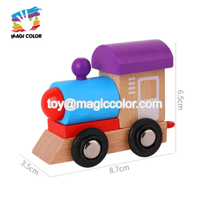 New Design Educational Diy Stacking Blocks Wooden Block Train Toy For ...